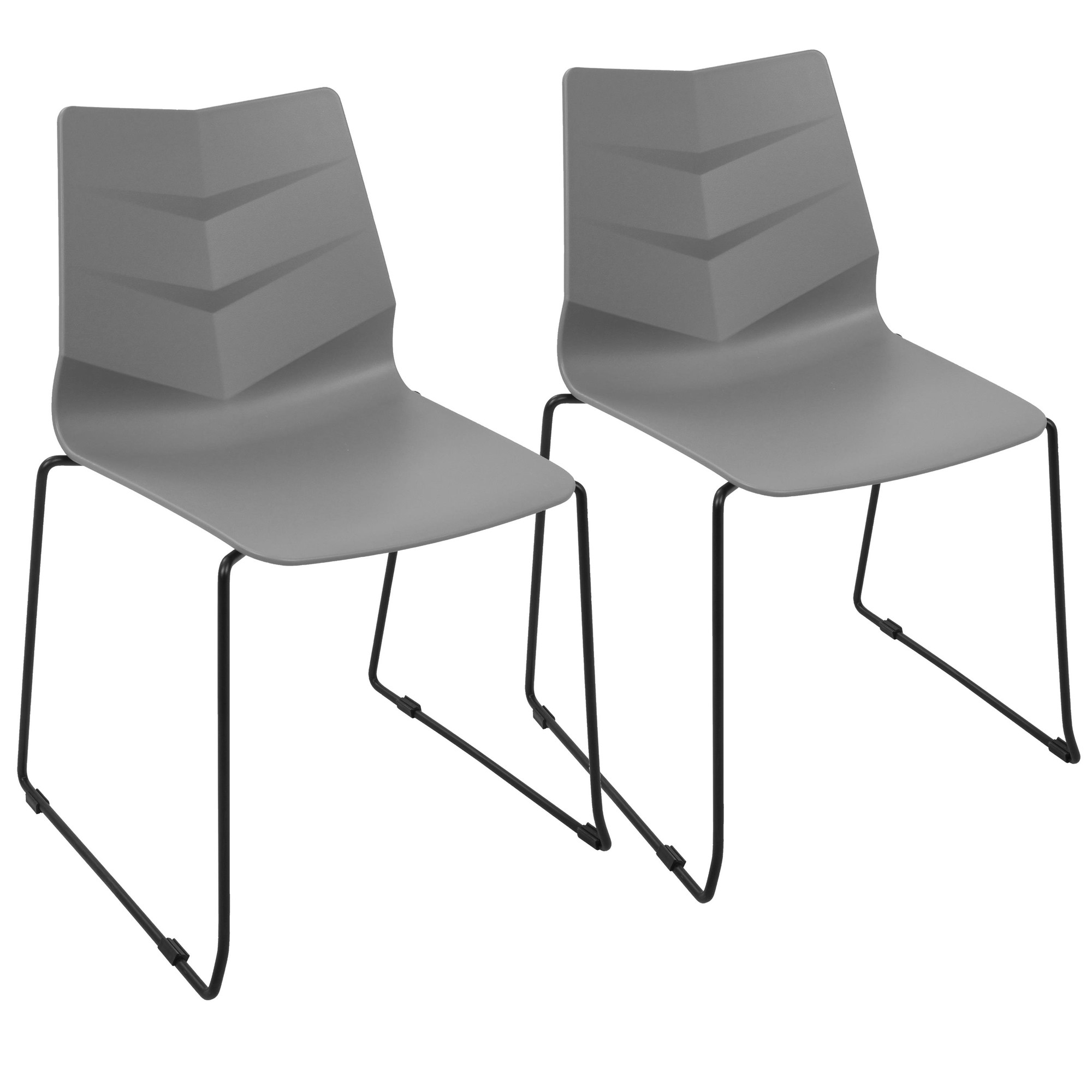 Arrow Sleigh Chair - Set Of 2 - LumiSource - Stylish Decor at ...