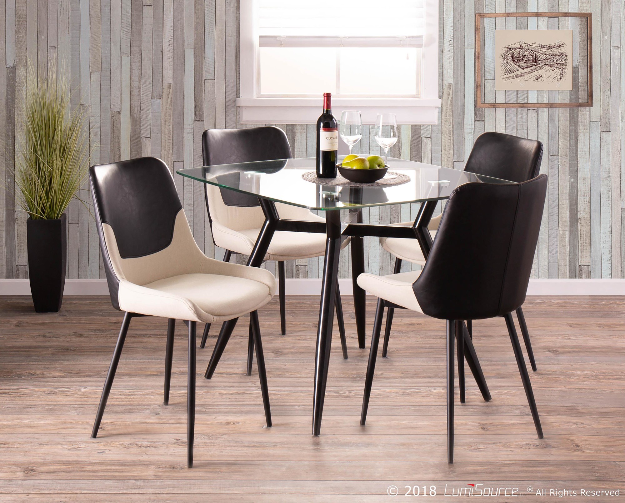 Wayne Two-tone Chair - Set Of 2 - LumiSource - Stylish Decor at ...