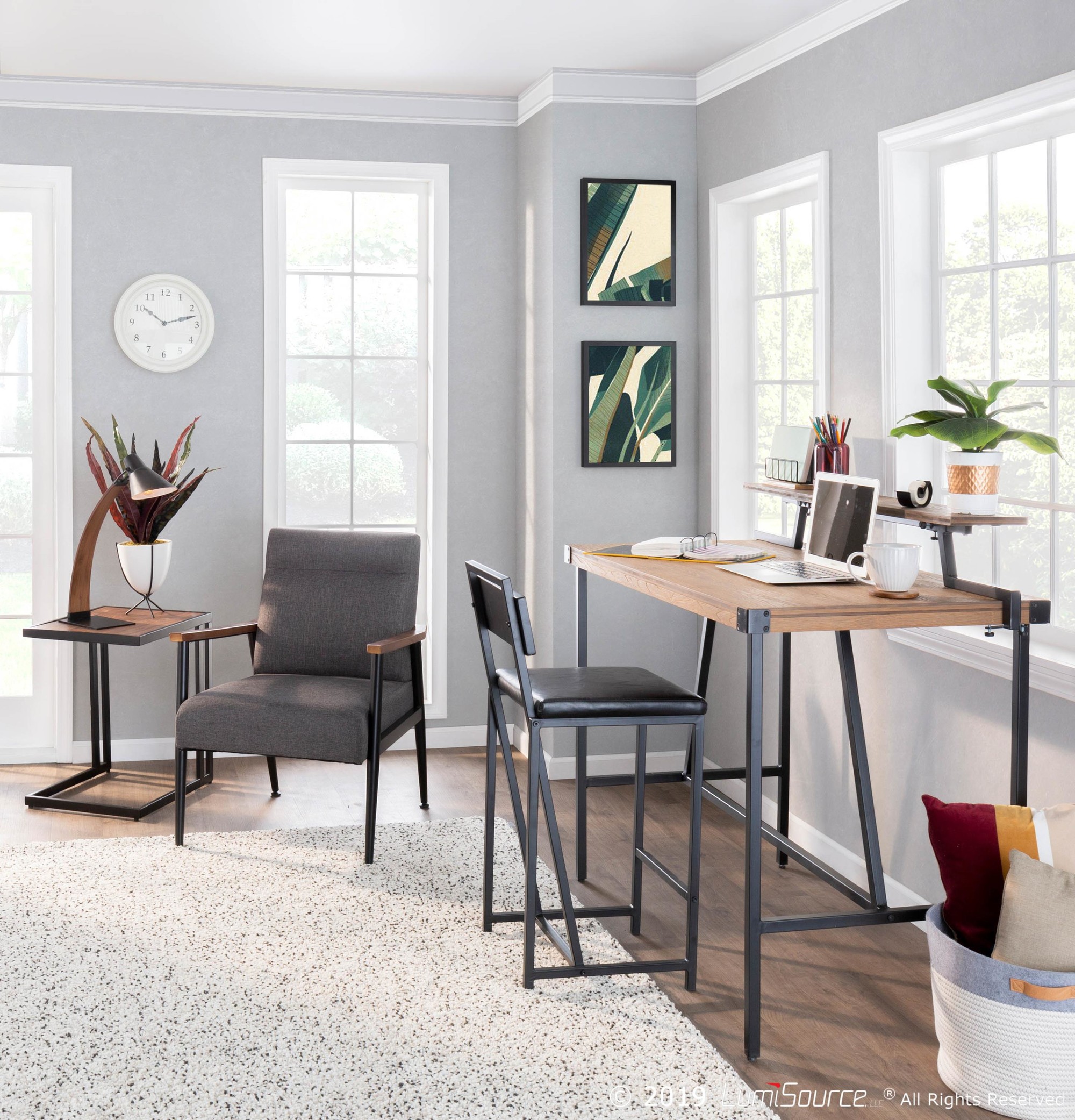 Gia Counter Table - LumiSource - Stylish Decor at Affordable Prices