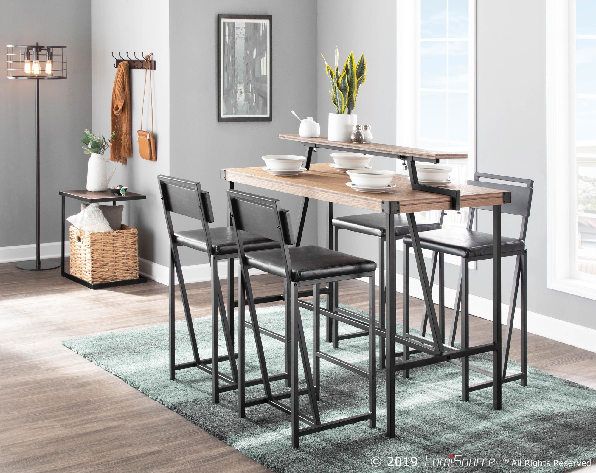 Gia Counter Table - LumiSource - Stylish Decor at Affordable Prices