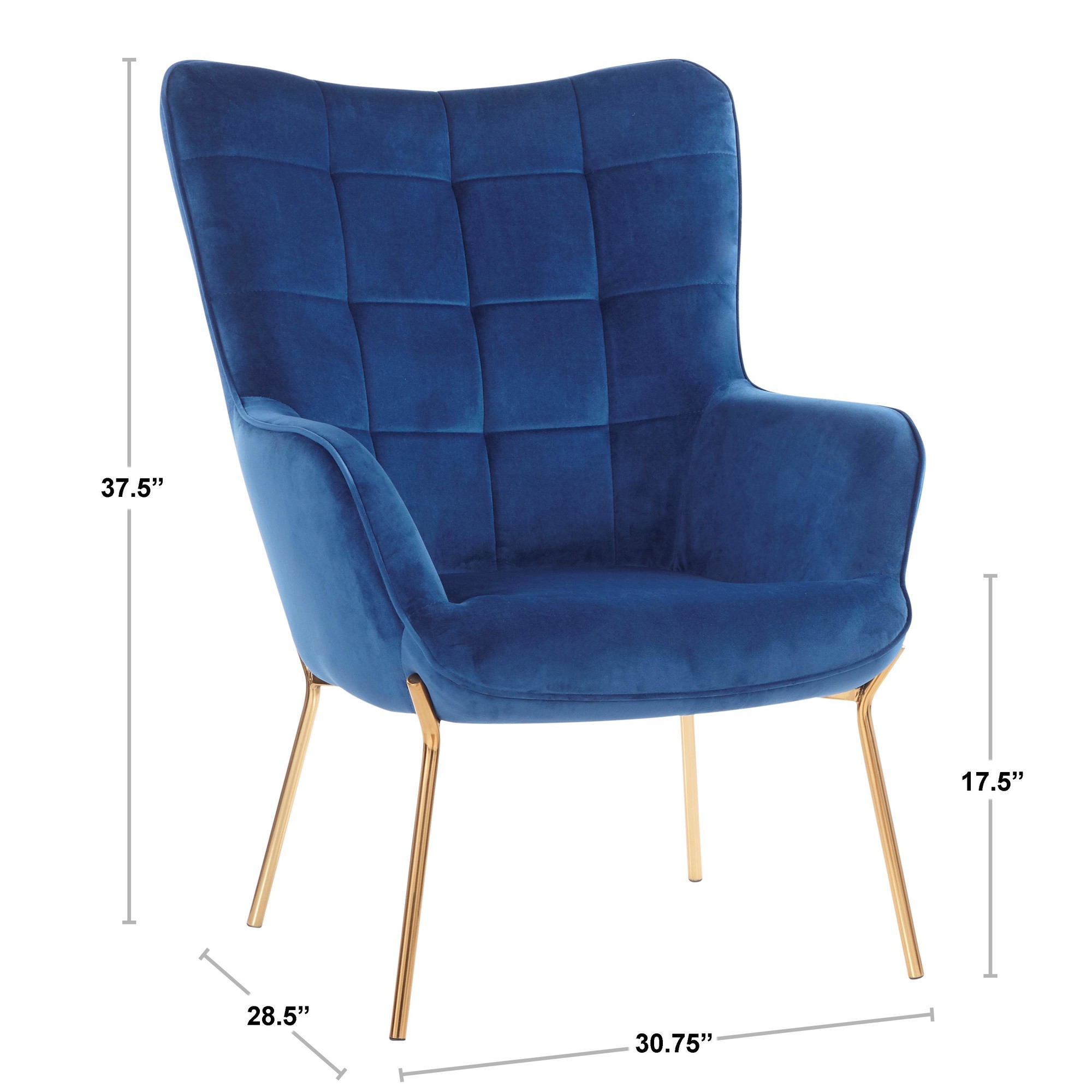 Izzy Lounge Chair + Ottoman Set - LumiSource - Stylish Decor at ...