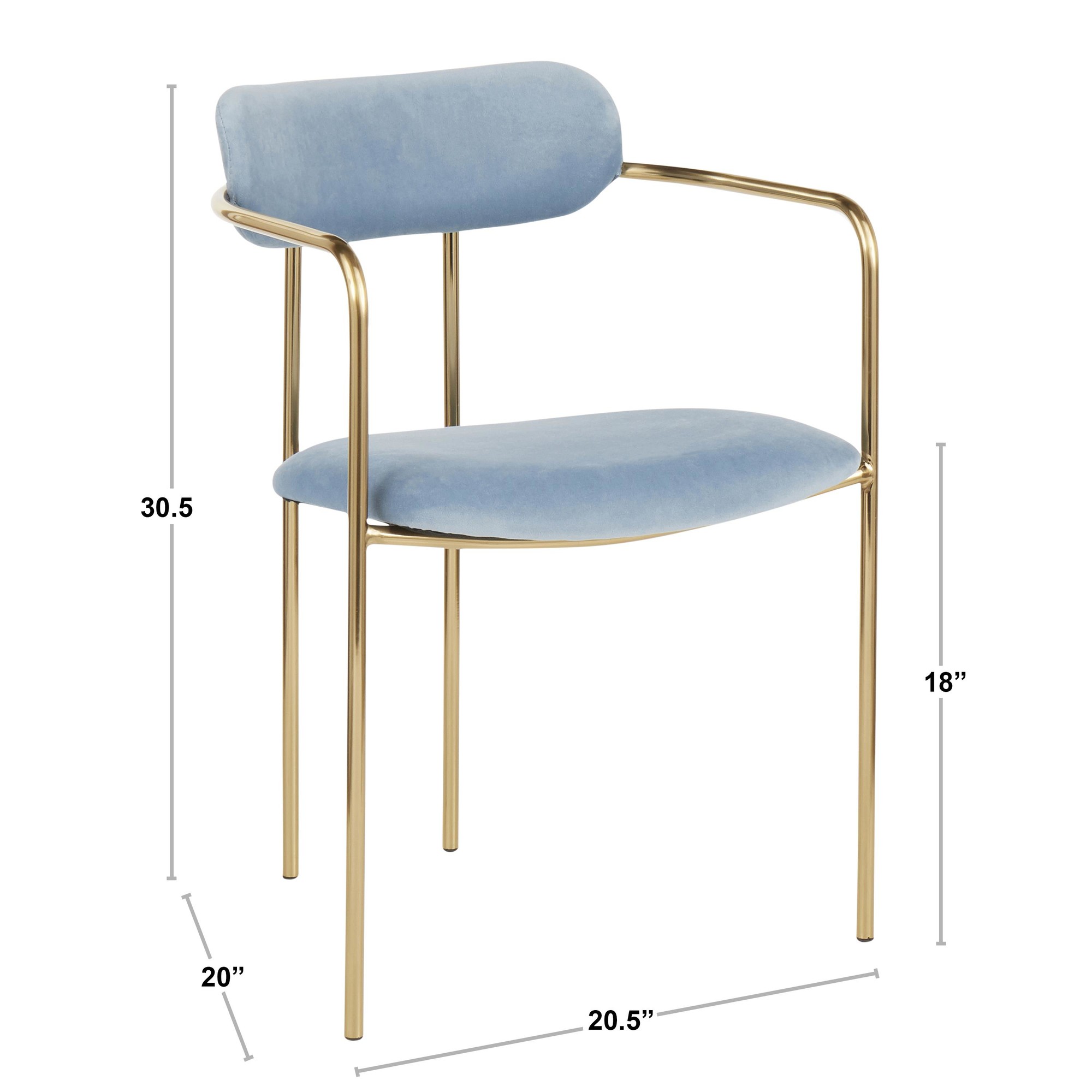 Demi Chair - Set Of 2 - LumiSource - Stylish Decor at Affordable Prices