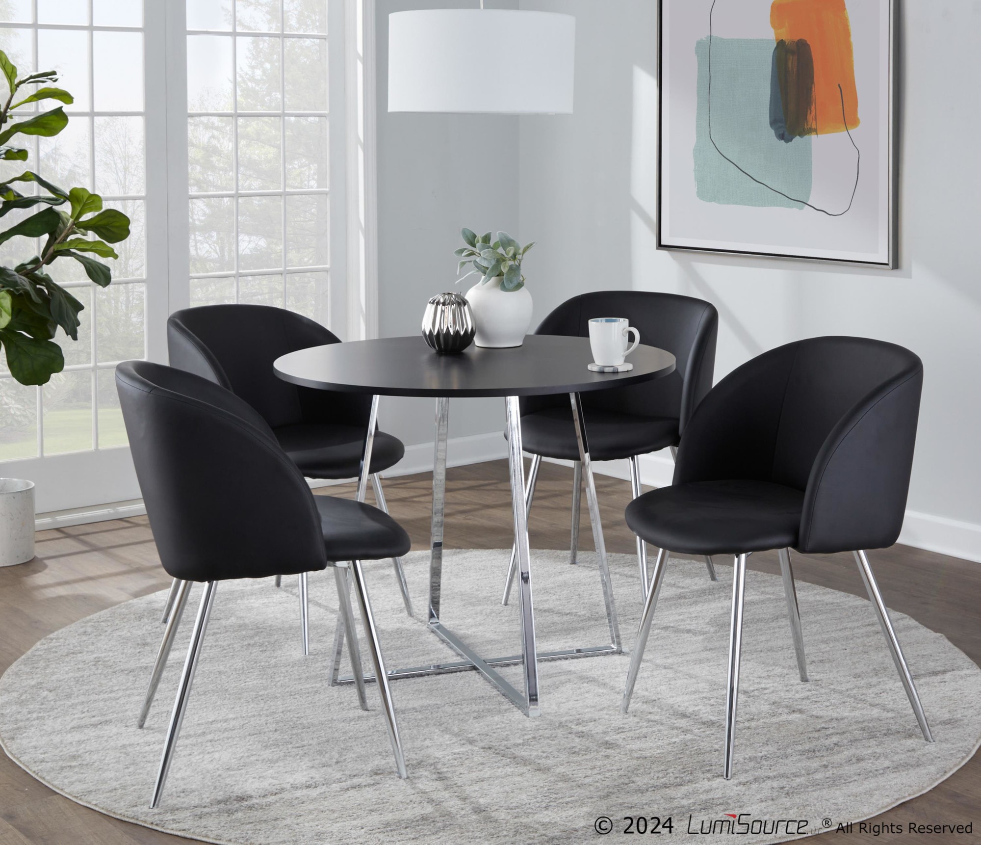 Fran Chair - Set Of 2 - LumiSource - Stylish Decor at Affordable Prices