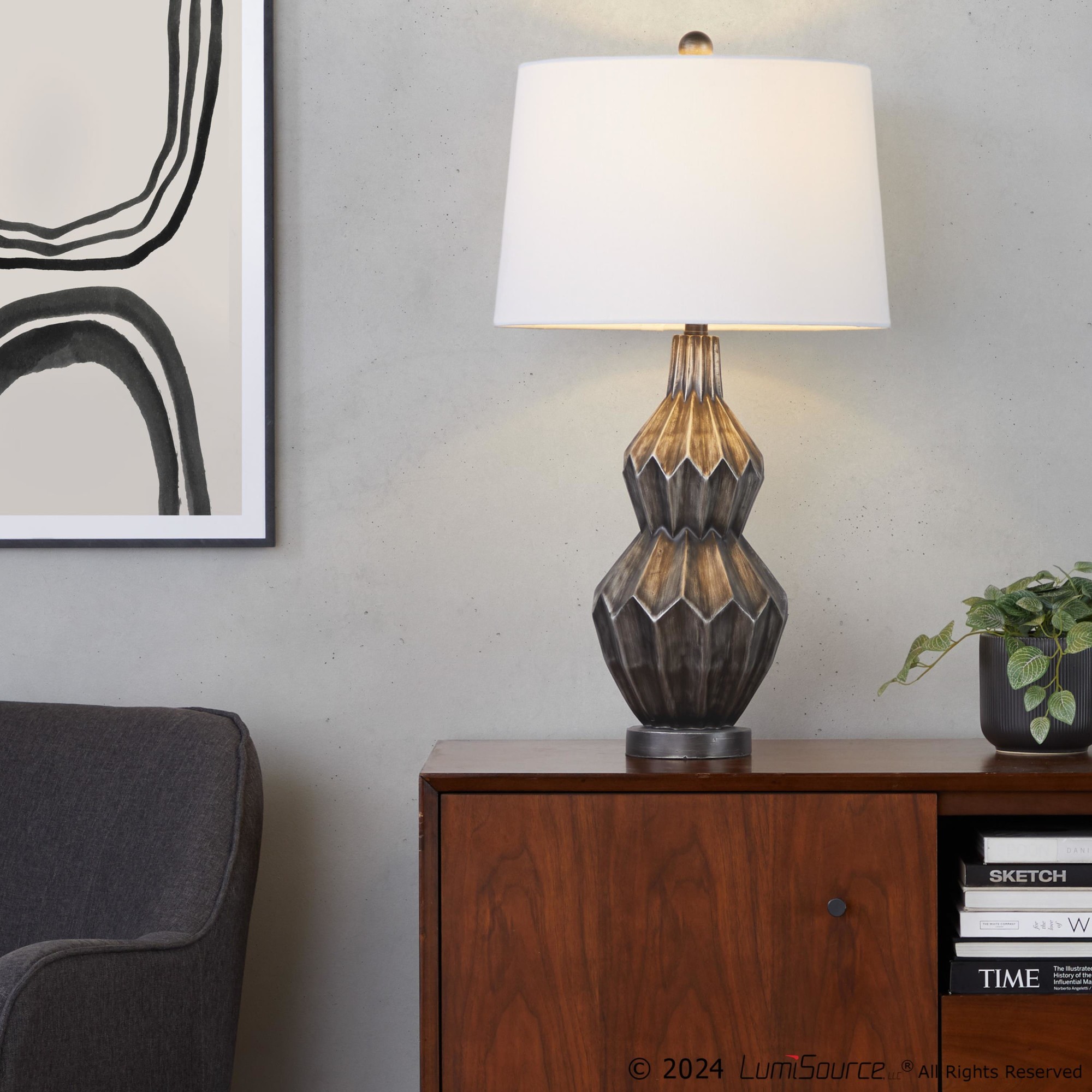 Astro 31" Poly Table Lamp - LumiSource - Stylish Decor at Affordable Prices