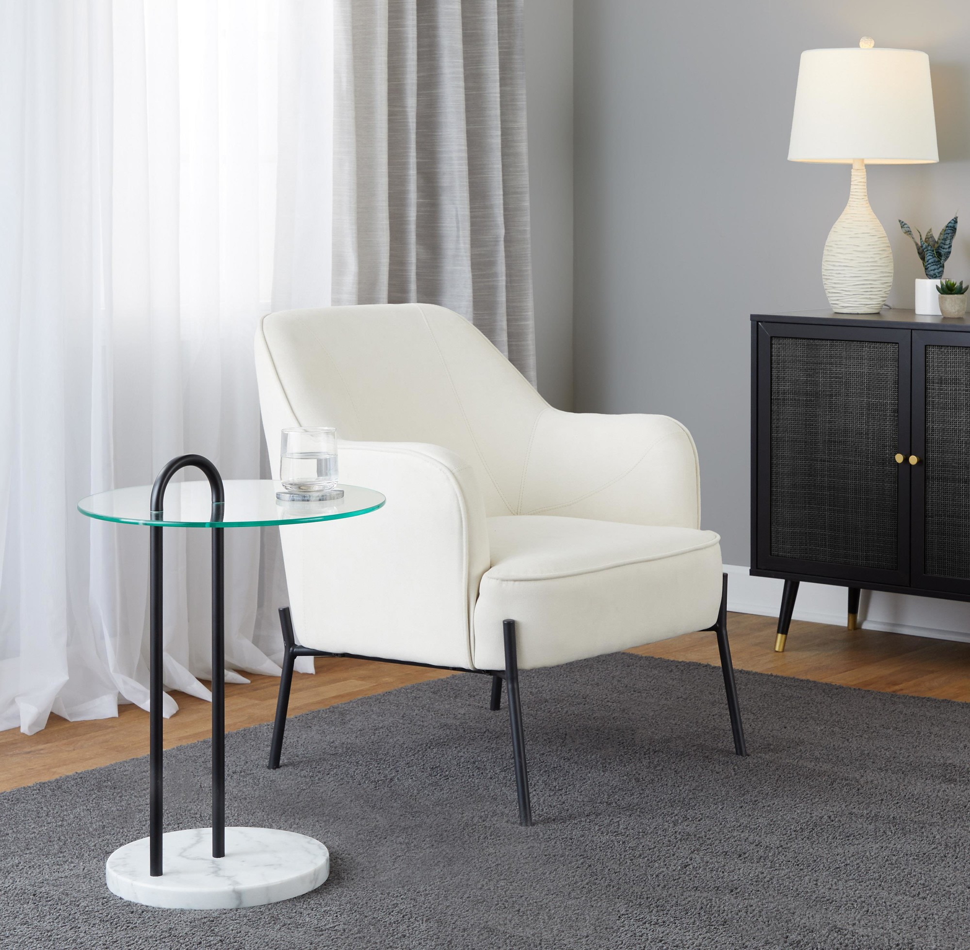 Claire Side Table - LumiSource - Stylish Decor at Affordable Prices