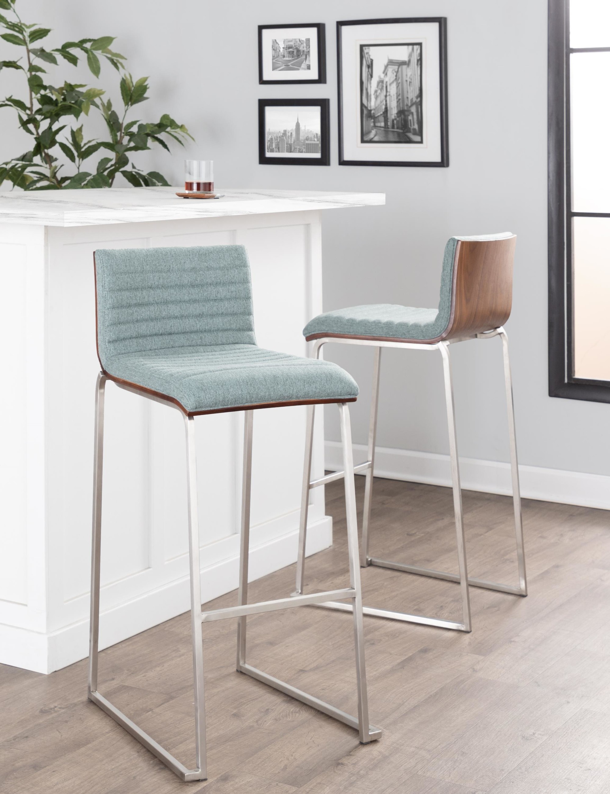 Mason Mara 30" Fixed-height Barstool - Set Of 2 - LumiSource - Stylish ...