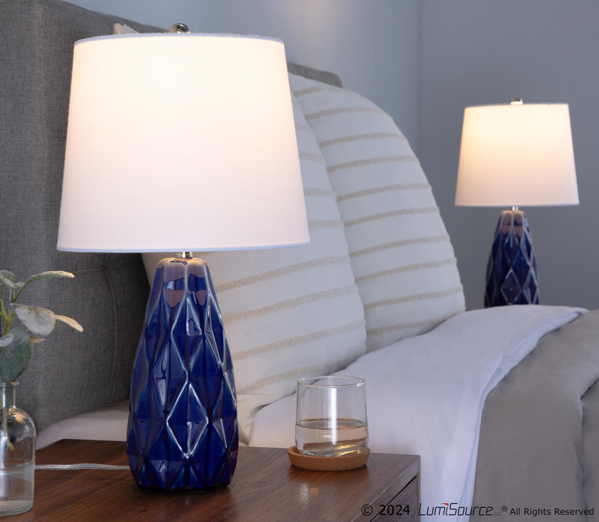 Hex 20" Ceramic Accent Lamp - Set Of 2 - LumiSource - Stylish Decor at ...