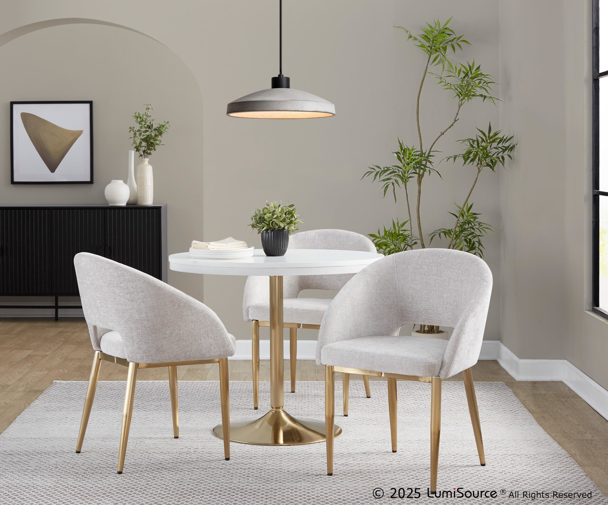 Renee Upholstered Chair - Set Of 2 - LumiSource - Stylish Decor at ...