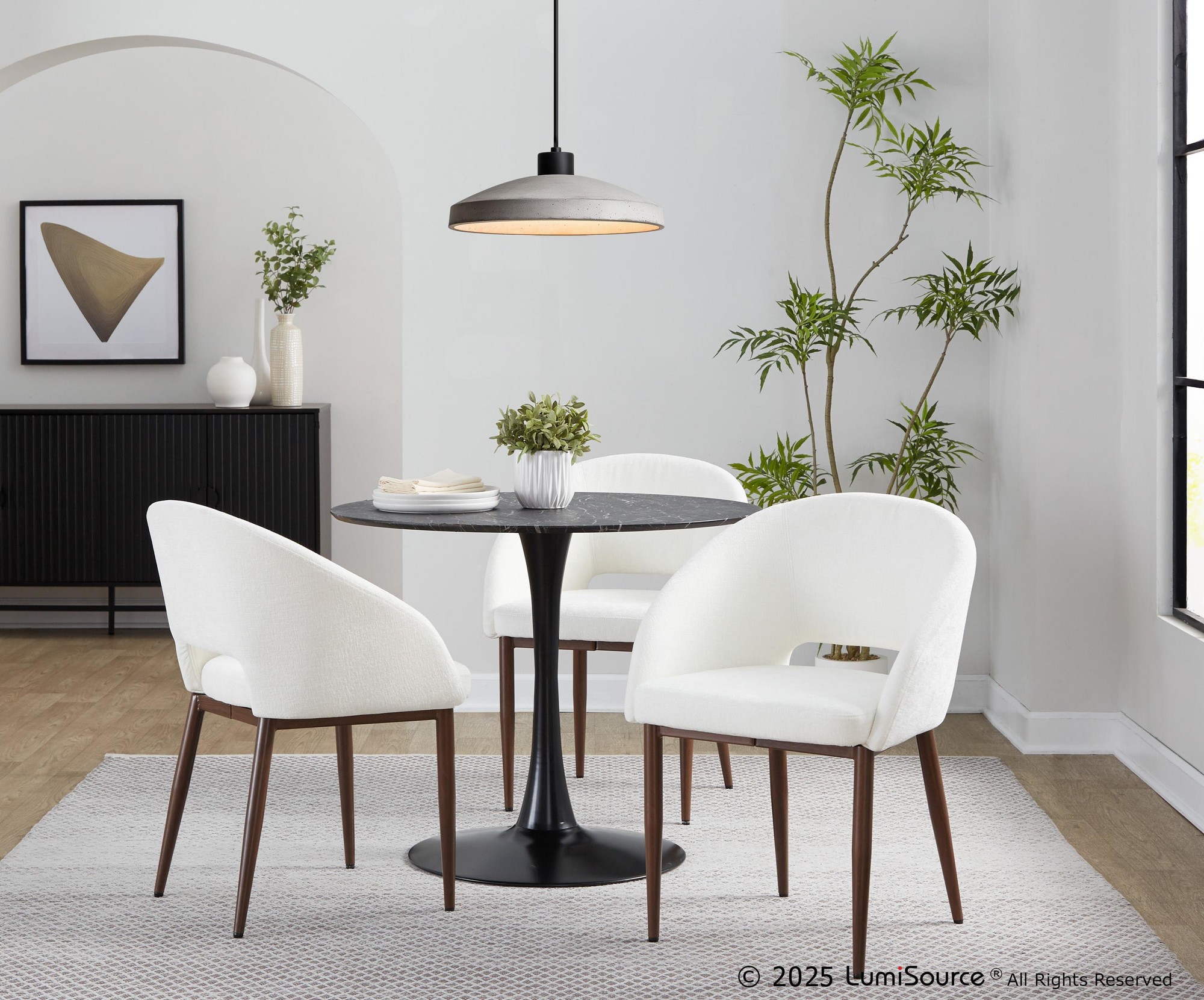 Renee Upholstered Chair - Set Of 2 - LumiSource - Stylish Decor at ...