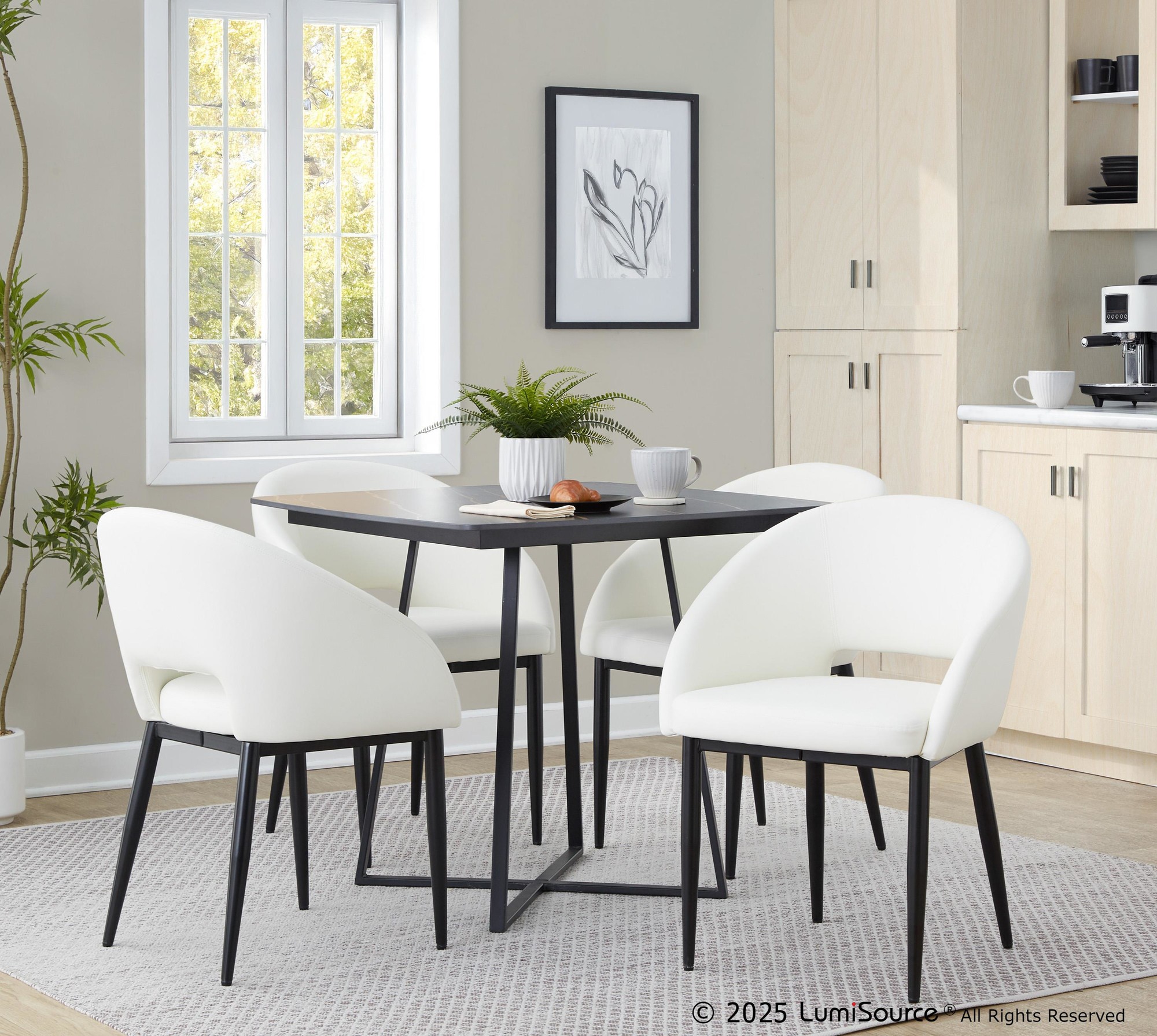 Renee Upholstered Chair - Set Of 2 - LumiSource - Stylish Decor at ...
